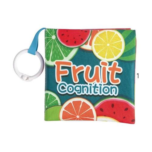 BBO mekana knjiga za bebe 12x12 cm Fruit CC9655FR - Kiddy JOY
